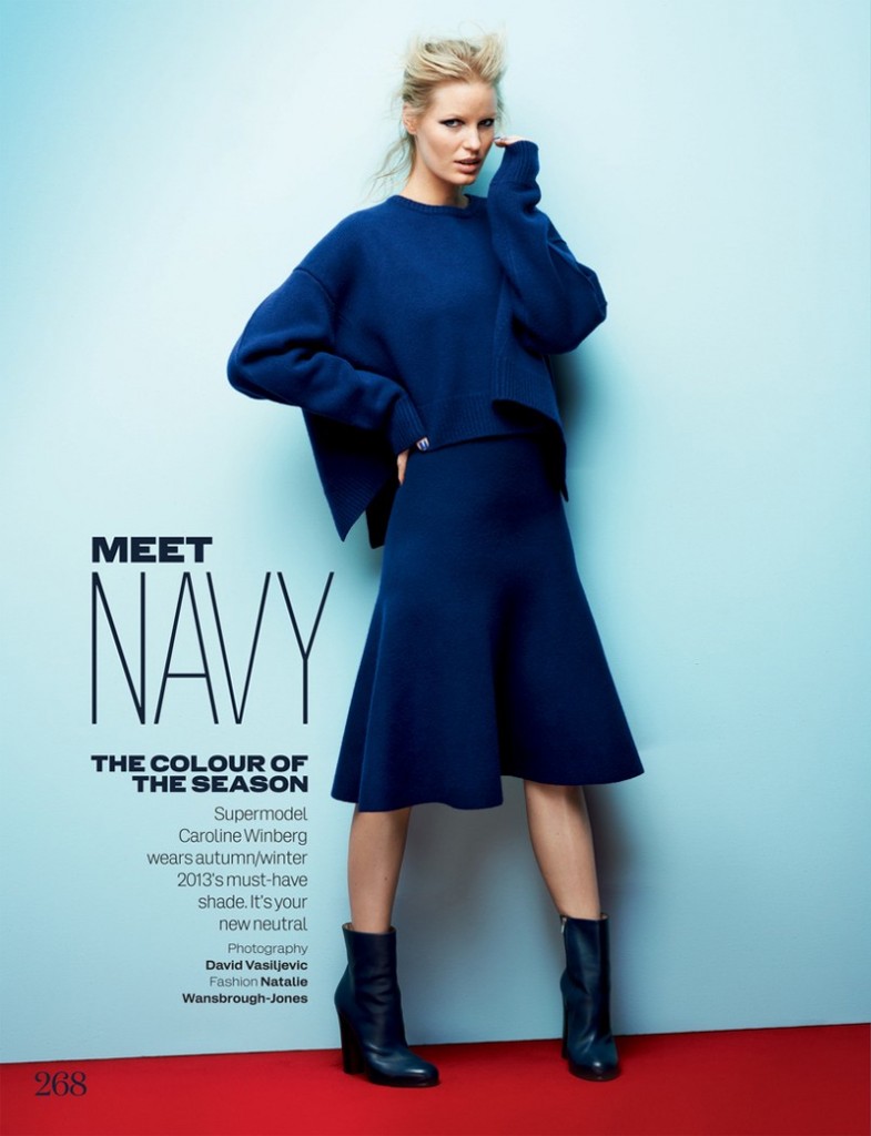 Caroline Winberg. Elle Uk. November 2013 – CHIC OBSESSION