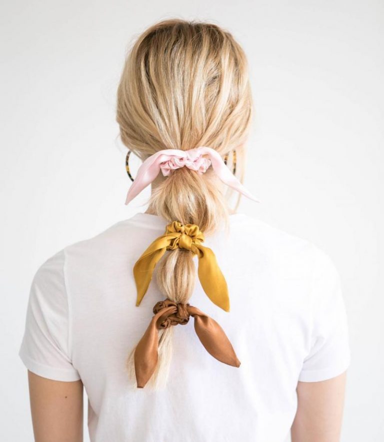 How To Wear Scrunchies Without Feeling Like You’ve Popped Straight ...